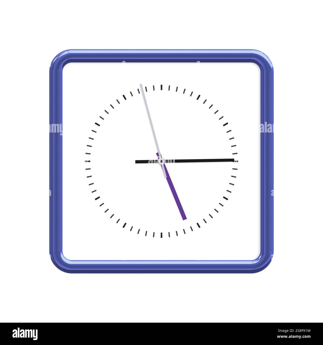 An image of a nice blue clock Stock Photo - Alamy
