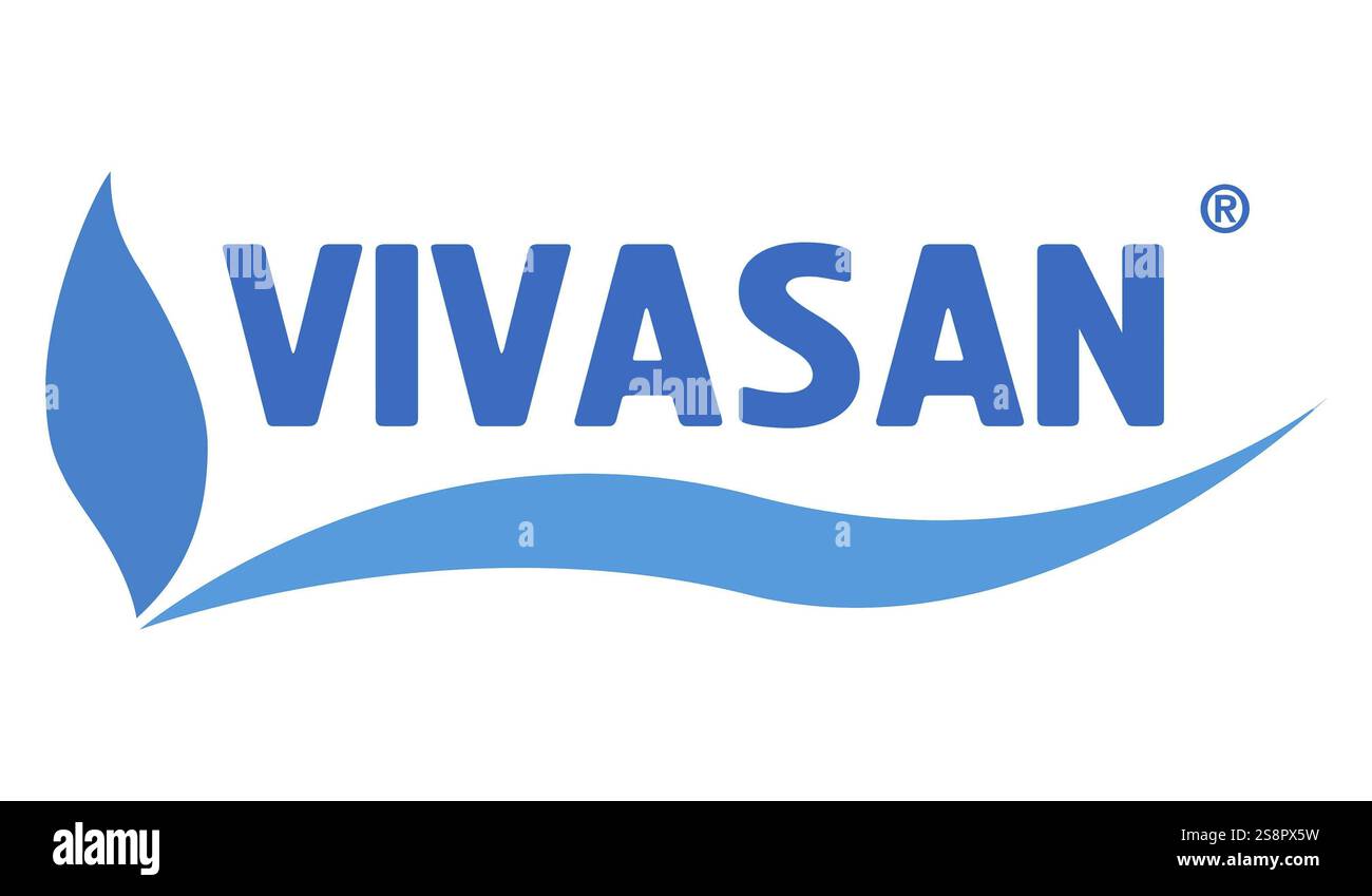 Vivasan logo, cosmetics, logo Stock Photo - Alamy