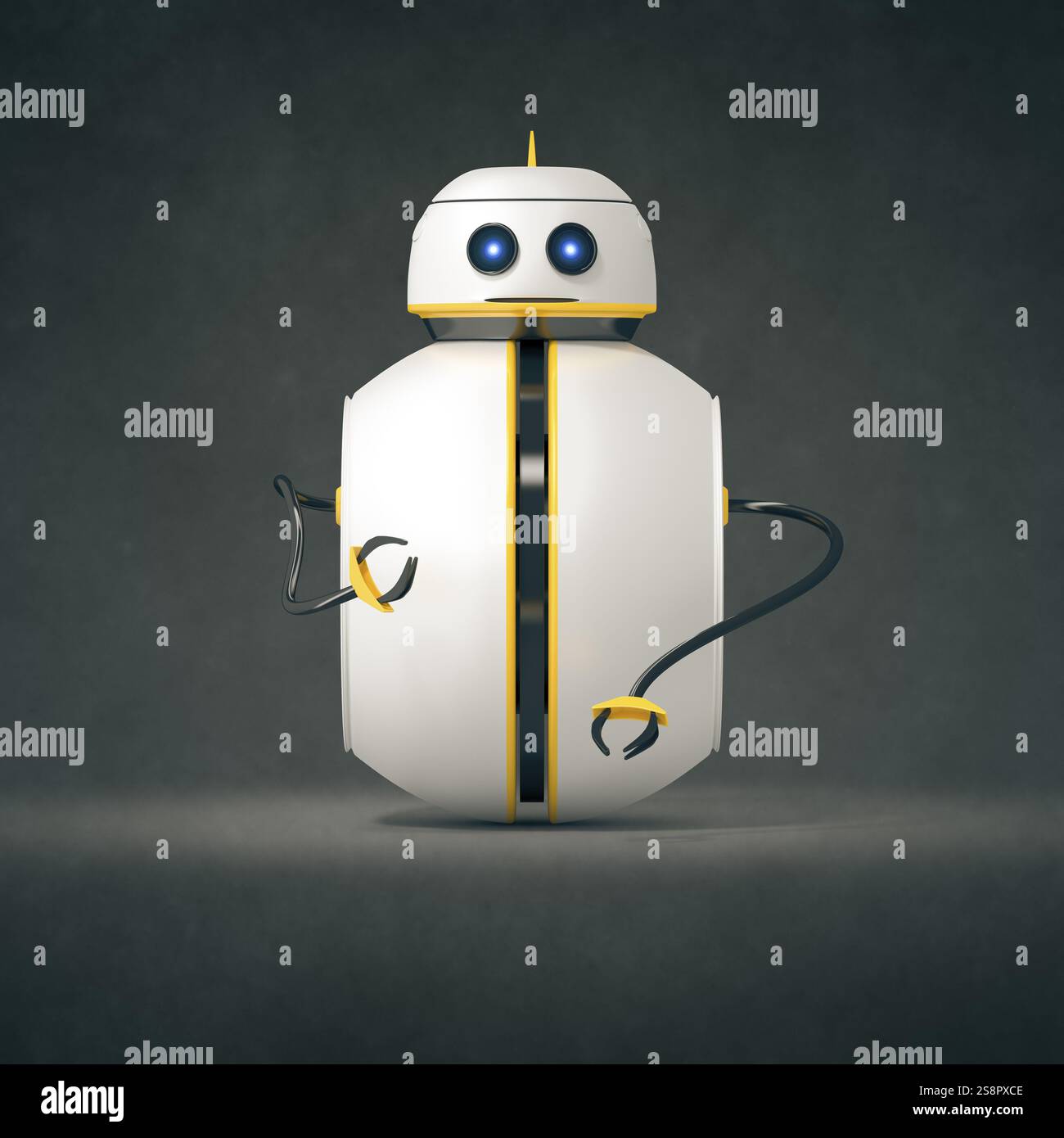 An image of a sweet little robot Stock Photo - Alamy