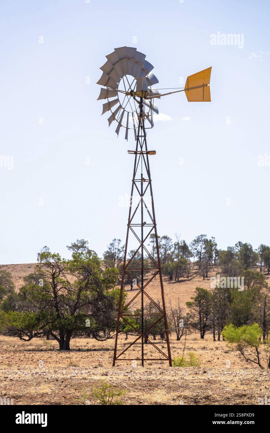 An image of a typical windmill in australia Stock Photo - Alamy
