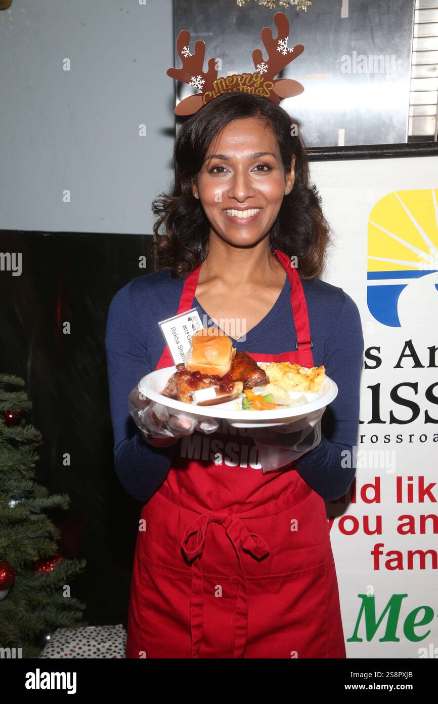 Rekha Sharma at the Los Angeles Mission Christmas Celebration, Los ...