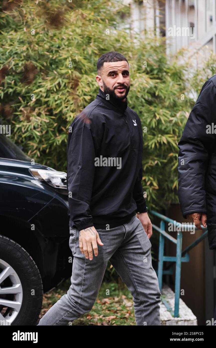 Milan, Italy. 23rd Jan, 2025. Milan, Kyle Walker's medical visits at ...