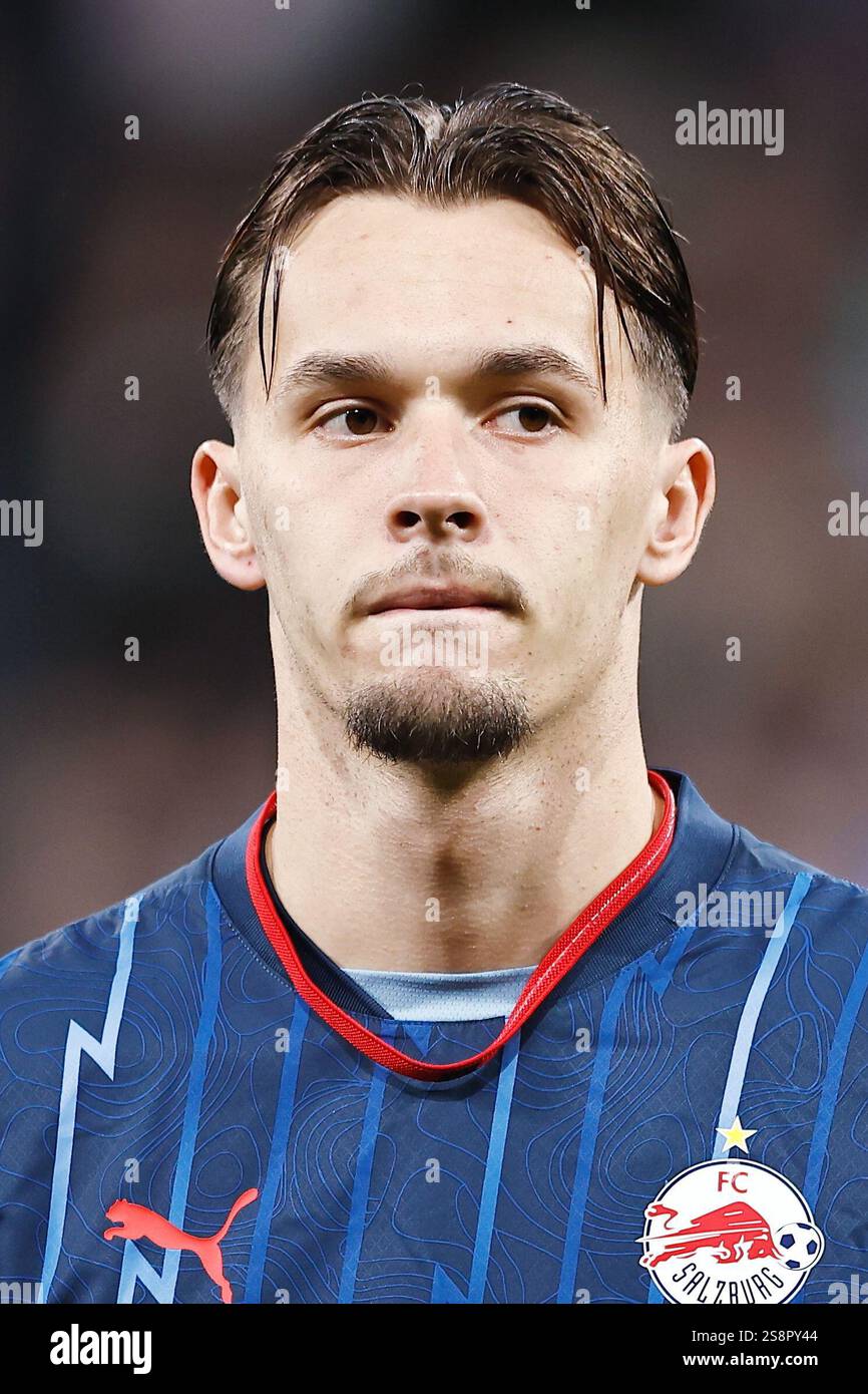 Amar Dedic (Salzburg), JANUARY 22, 2025 - Football / Soccer : UEFA ...