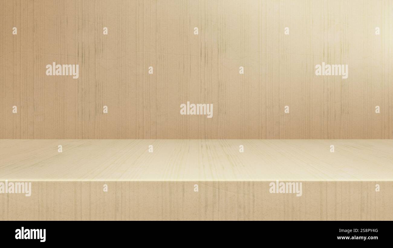 Empty modern studio table room background, product display with copy ...