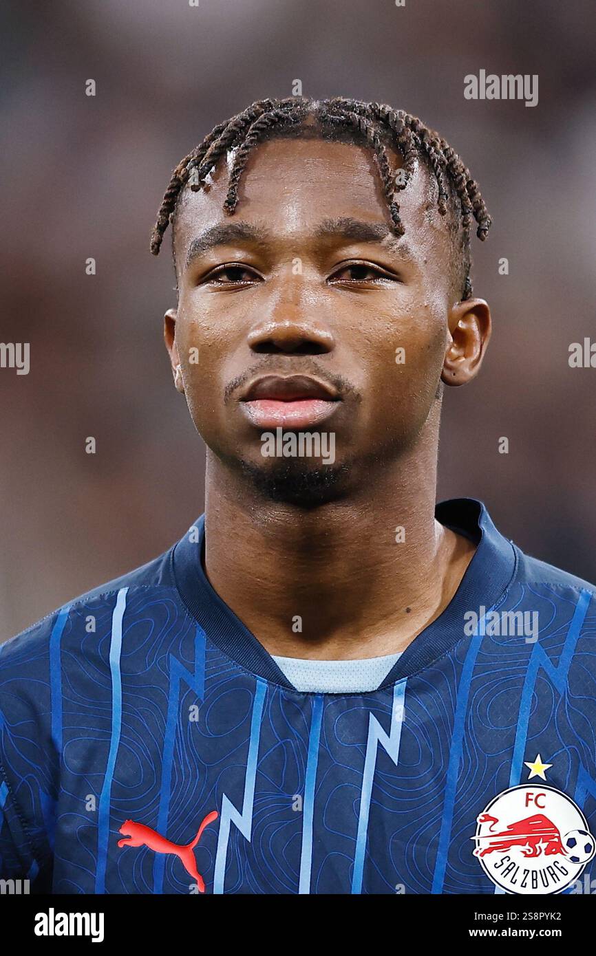 Madrid, Spain. 22nd Jan, 2025. Dorgeles Nene (Salzburg) Football/Soccer ...