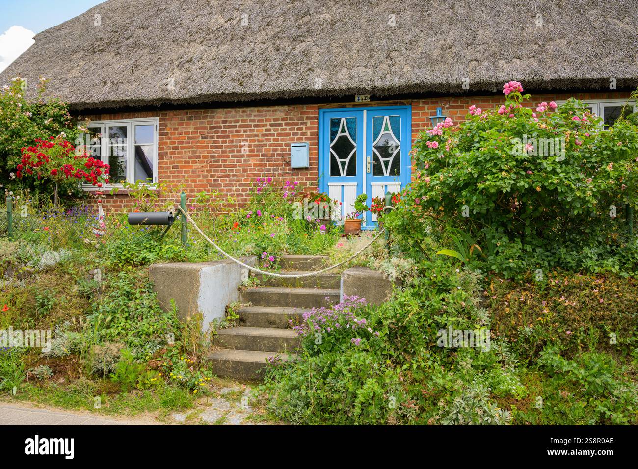 Gross Zicker, Germany - July 5, 2024: Old country house in Gross Zicker ...