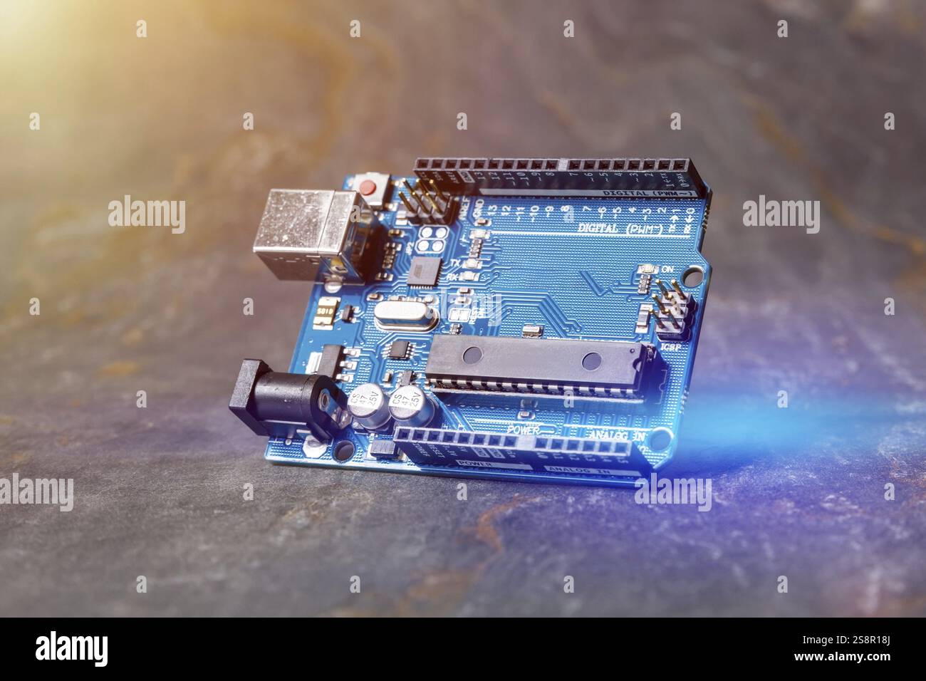An image of a typical micro controller board for education Stock Photo ...