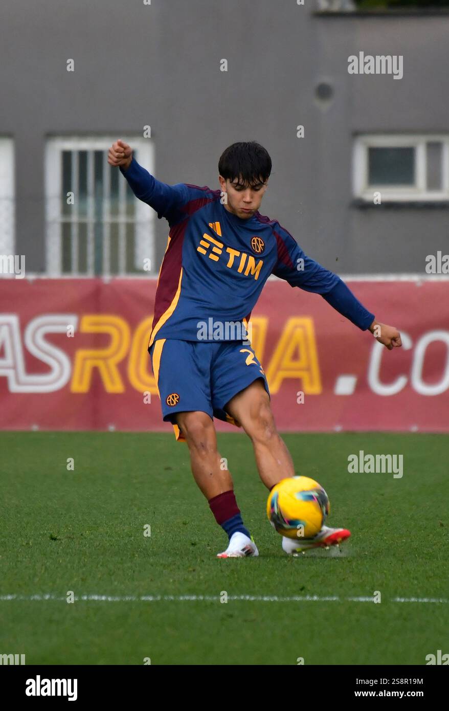 Rome, Italy. 18th Jan, 2025. Christian Cama of Roma U20 - Roma U20 vs ...