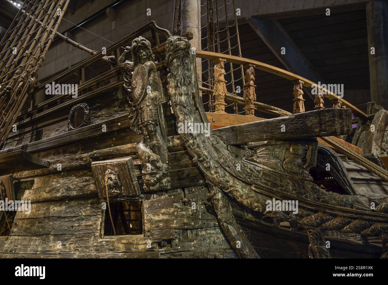 Figures on the starboard side of the Vasa, Vasa Museum Vasamuseet ...