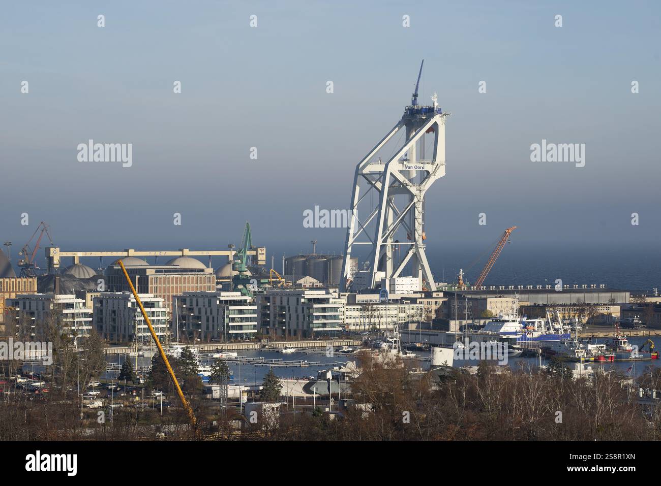 Gdynia city center, view on the Svanen, a unique vessel in the world â ...