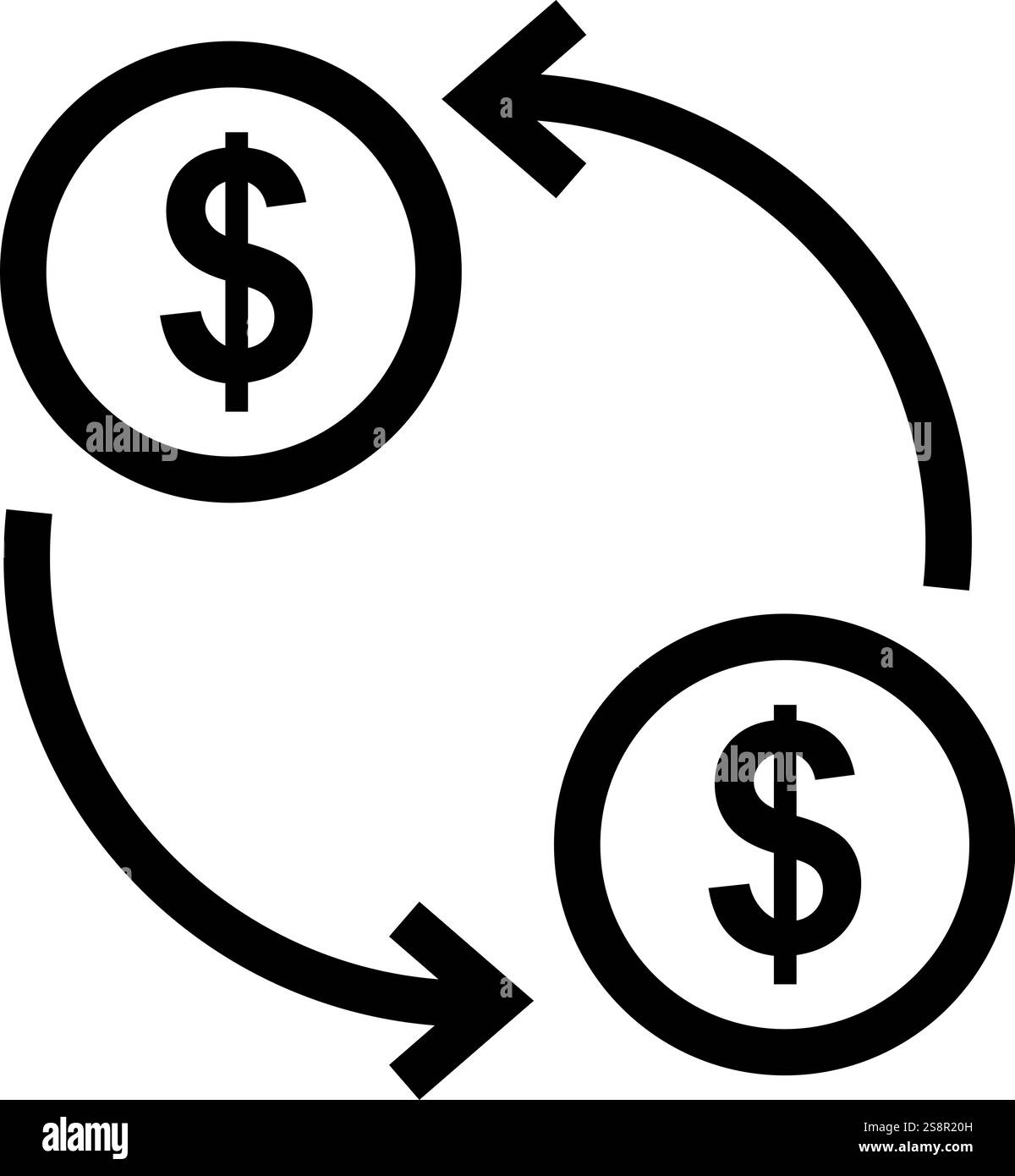 Moneyexchange Stock Vector Images - Alamy