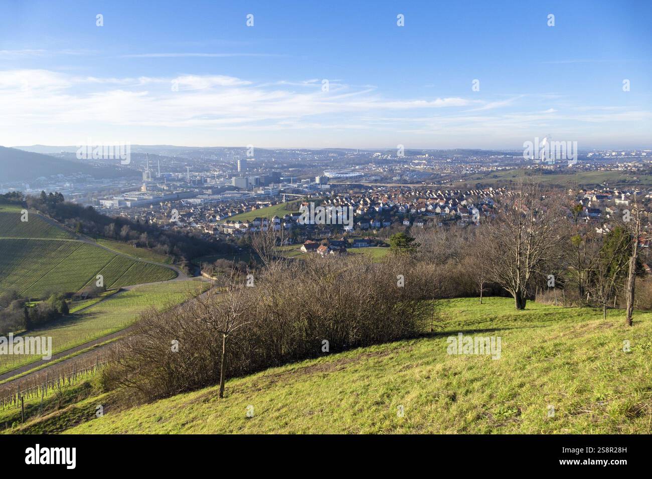 An image of an aerial view to Stuttgart Germany Stock Photo - Alamy