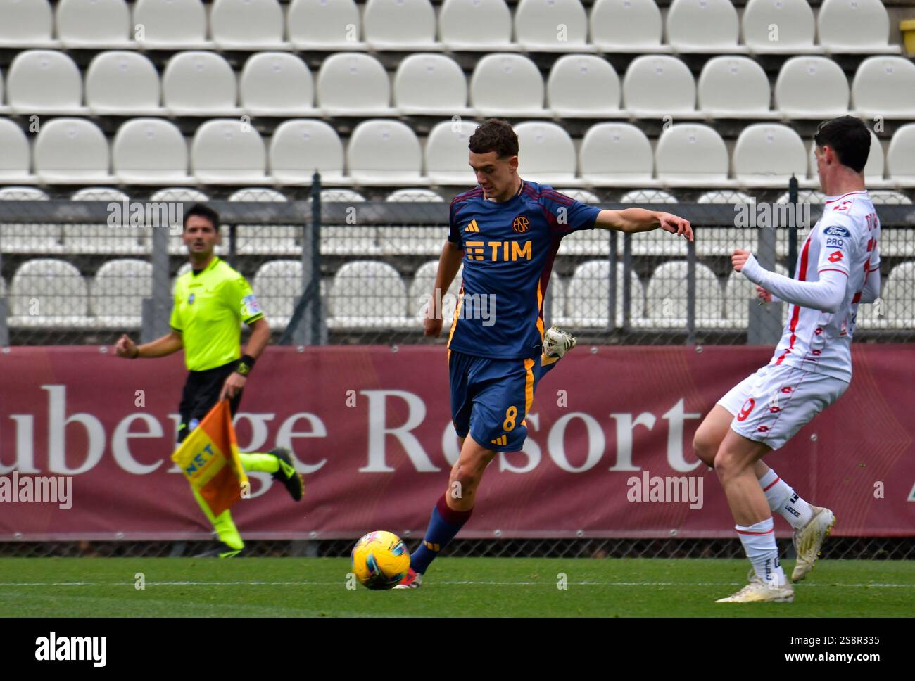 Rome, Italy. 18th Jan, 2025. Sergej Levak of Roma U20 in action - Roma ...