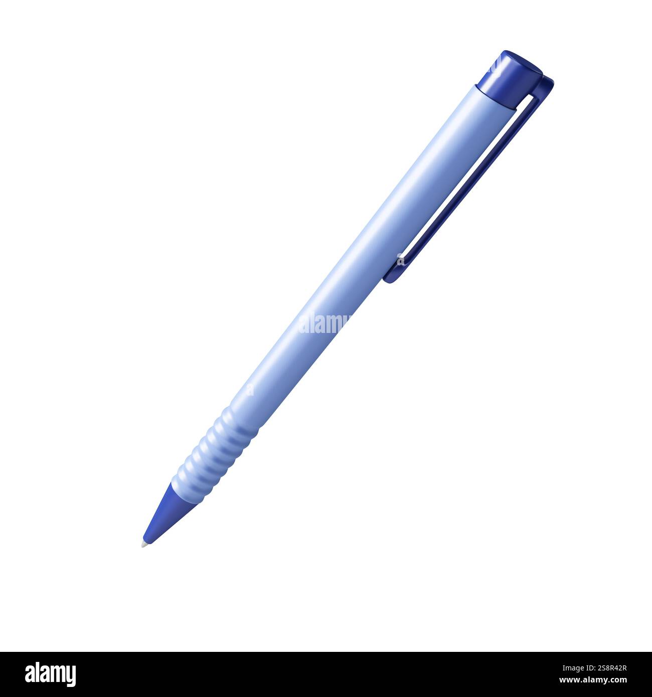 An image of a ballpoint pen blue Stock Photo - Alamy