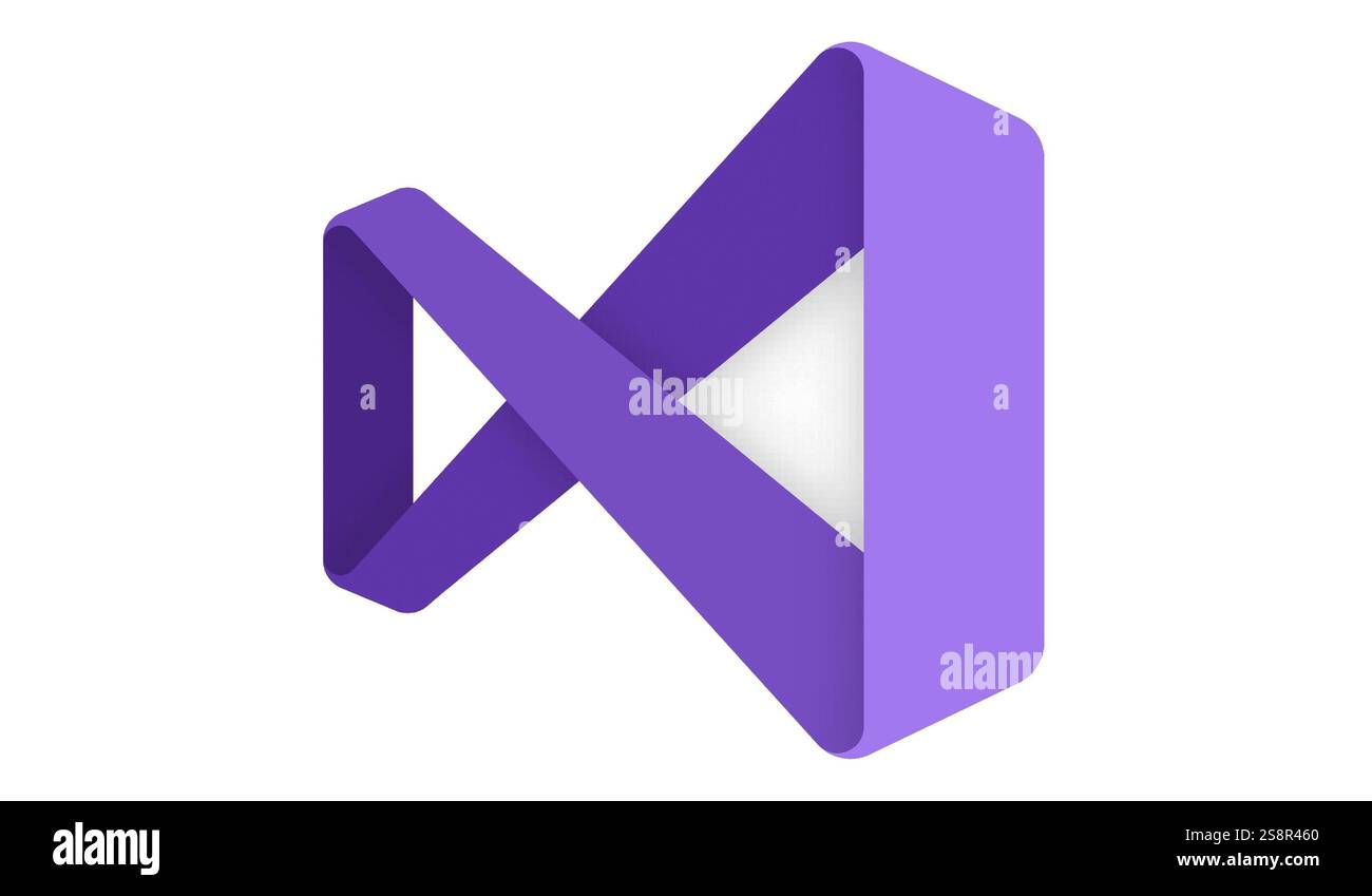 Visual Studio Logo 2019, Software, Historical logo from 2019 Stock ...
