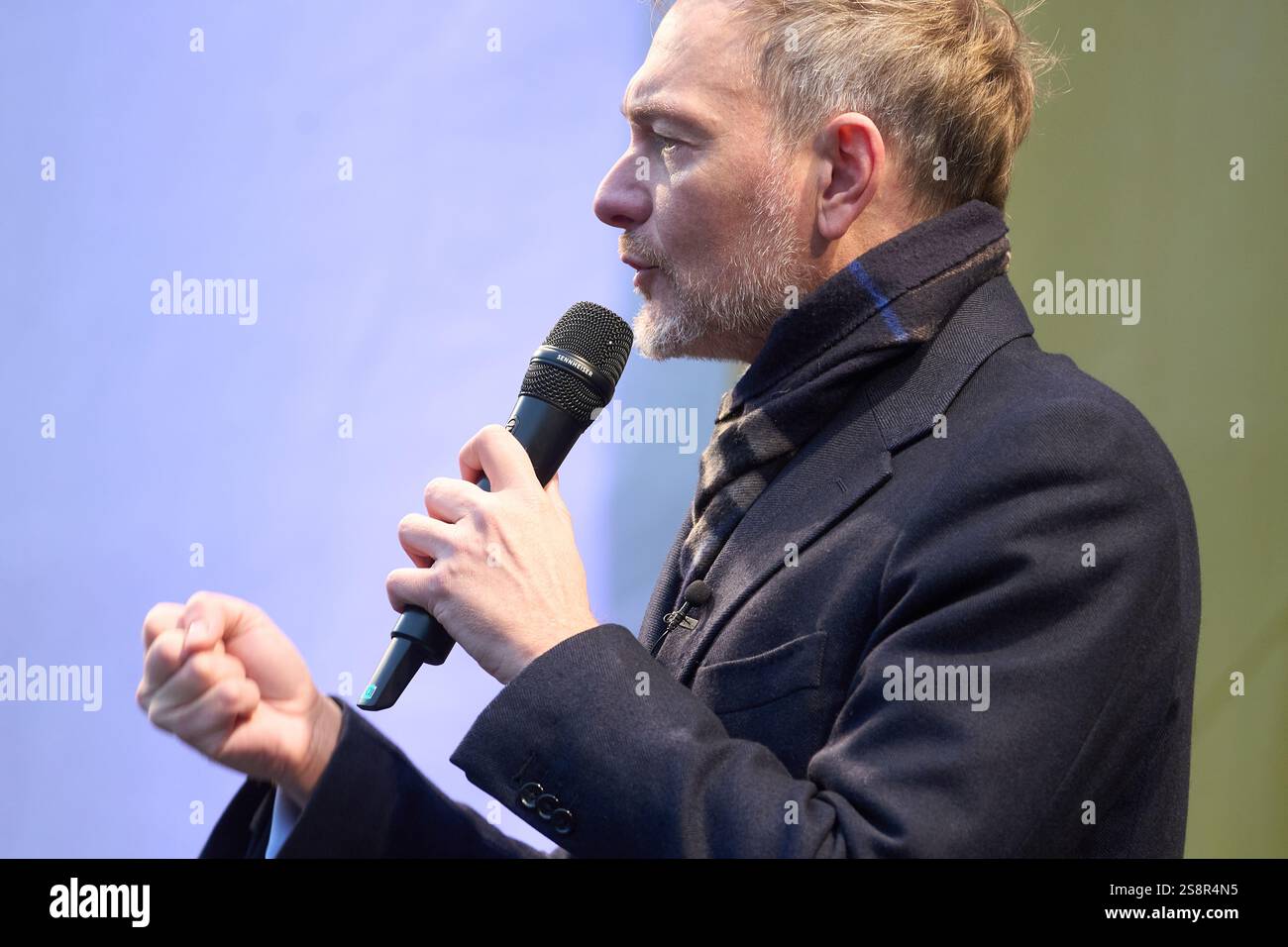 23 January 2025, Rhineland-Palatinate, Koblenz: Christian Lindner ...