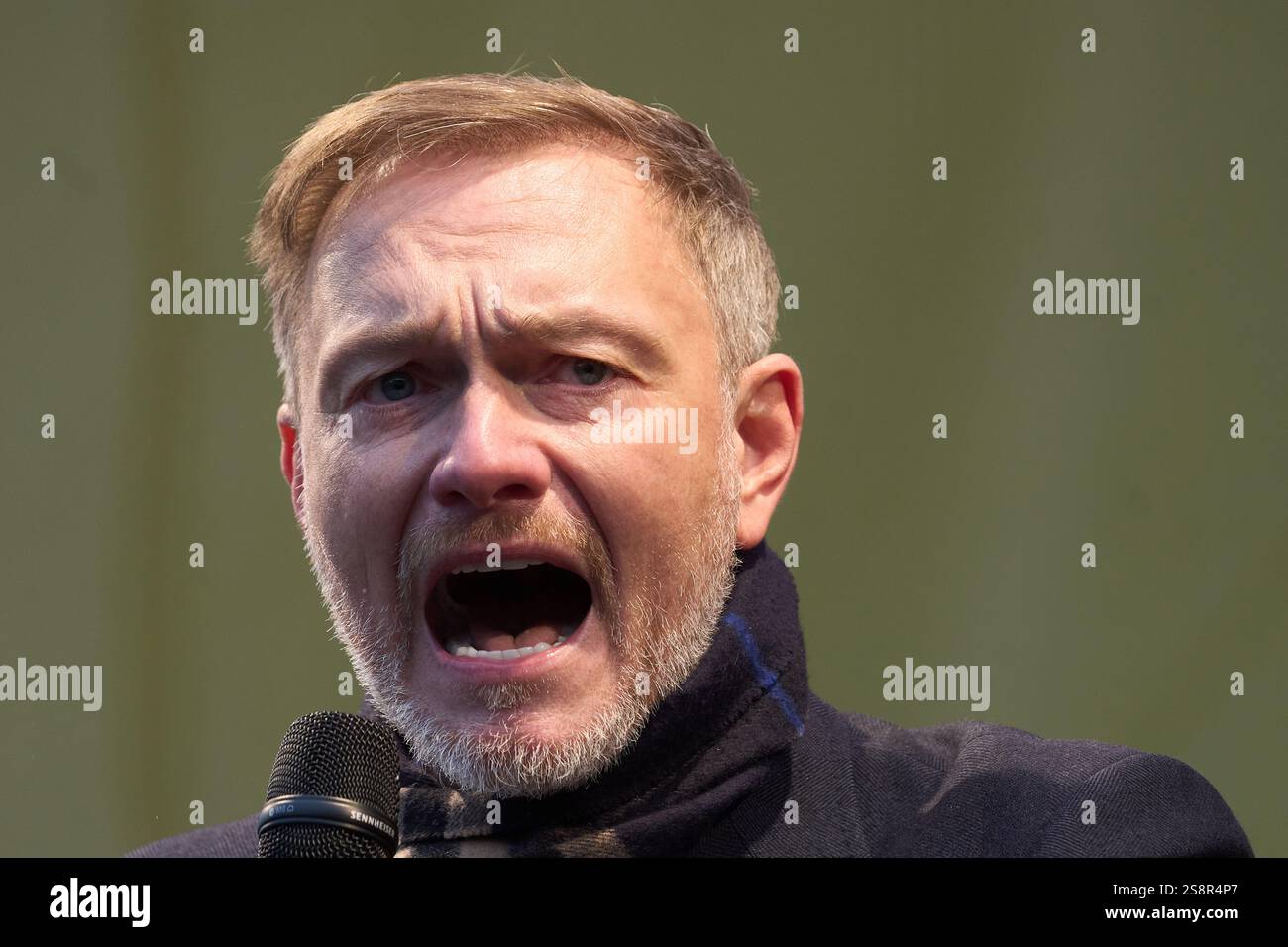 23 January 2025, Rhineland-Palatinate, Koblenz: Christian Lindner ...