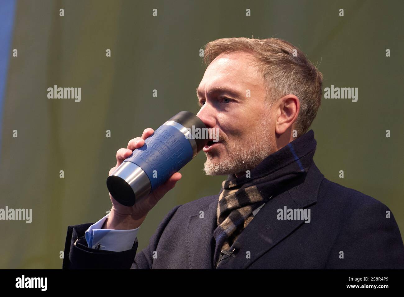 23 January 2025, Rhineland-Palatinate, Koblenz: Christian Lindner ...