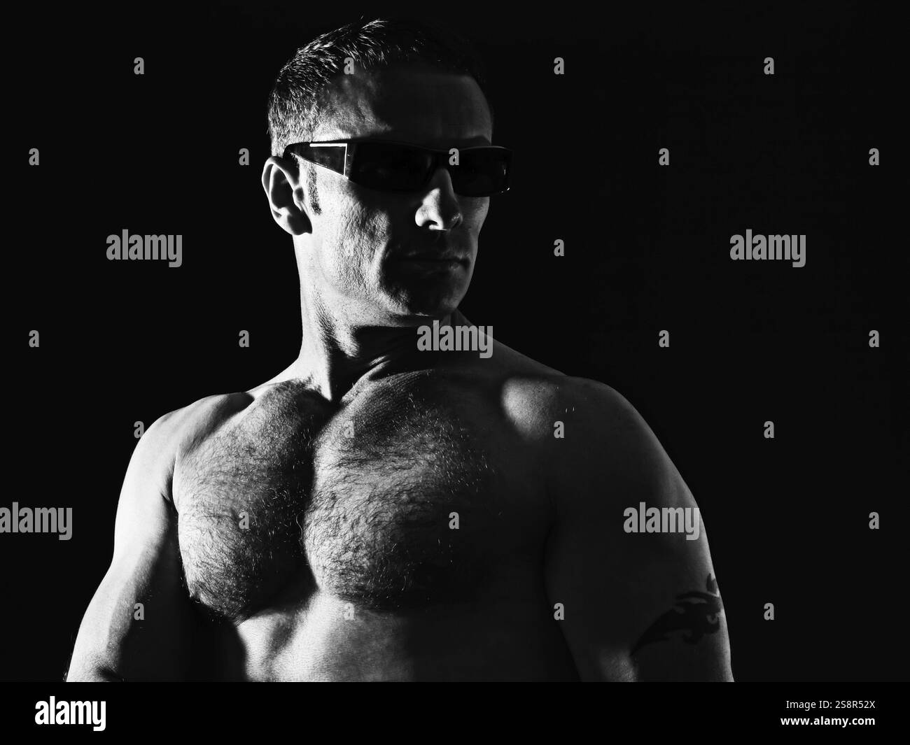 An image of a handsome muscle man Stock Photo - Alamy