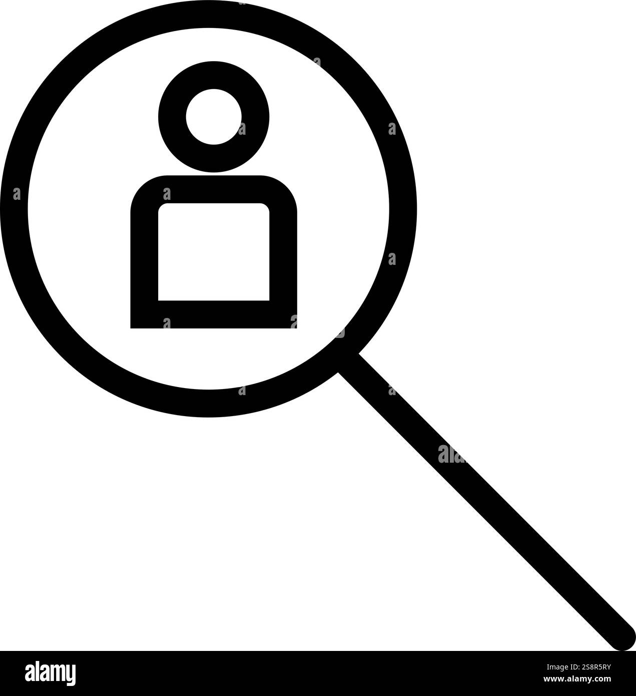 Find User icon vector. Suitable for mobile apps, web apps and print ...