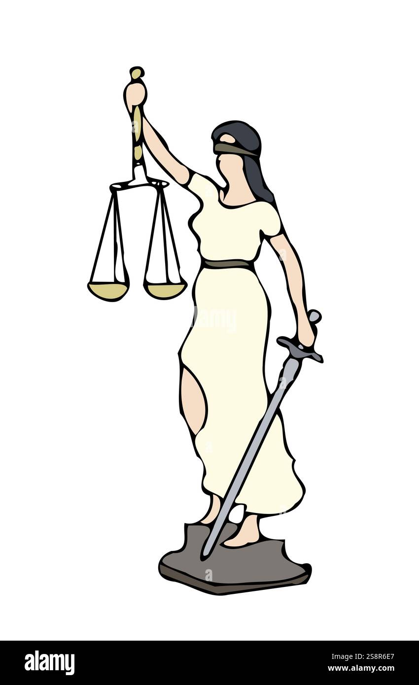 Lady justitia Cut Out Stock Images & Pictures - Alamy