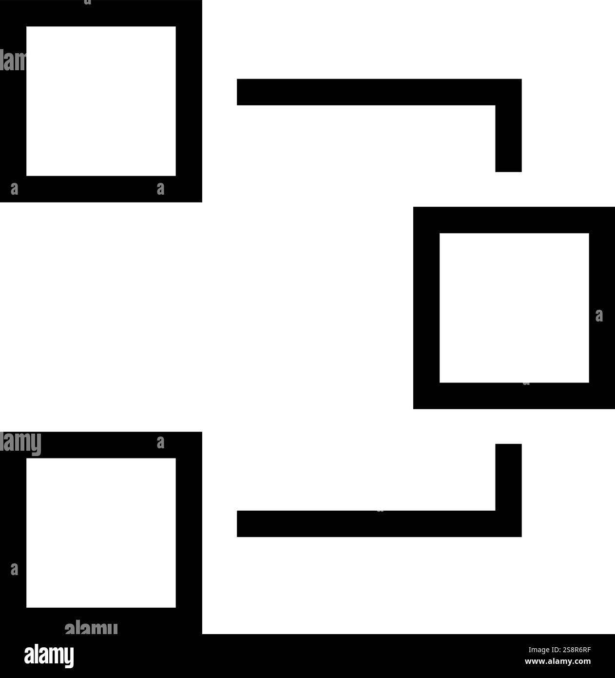 Flow Chart I icon vector. Suitable for mobile apps, web apps and print media Stock Vector Image ...