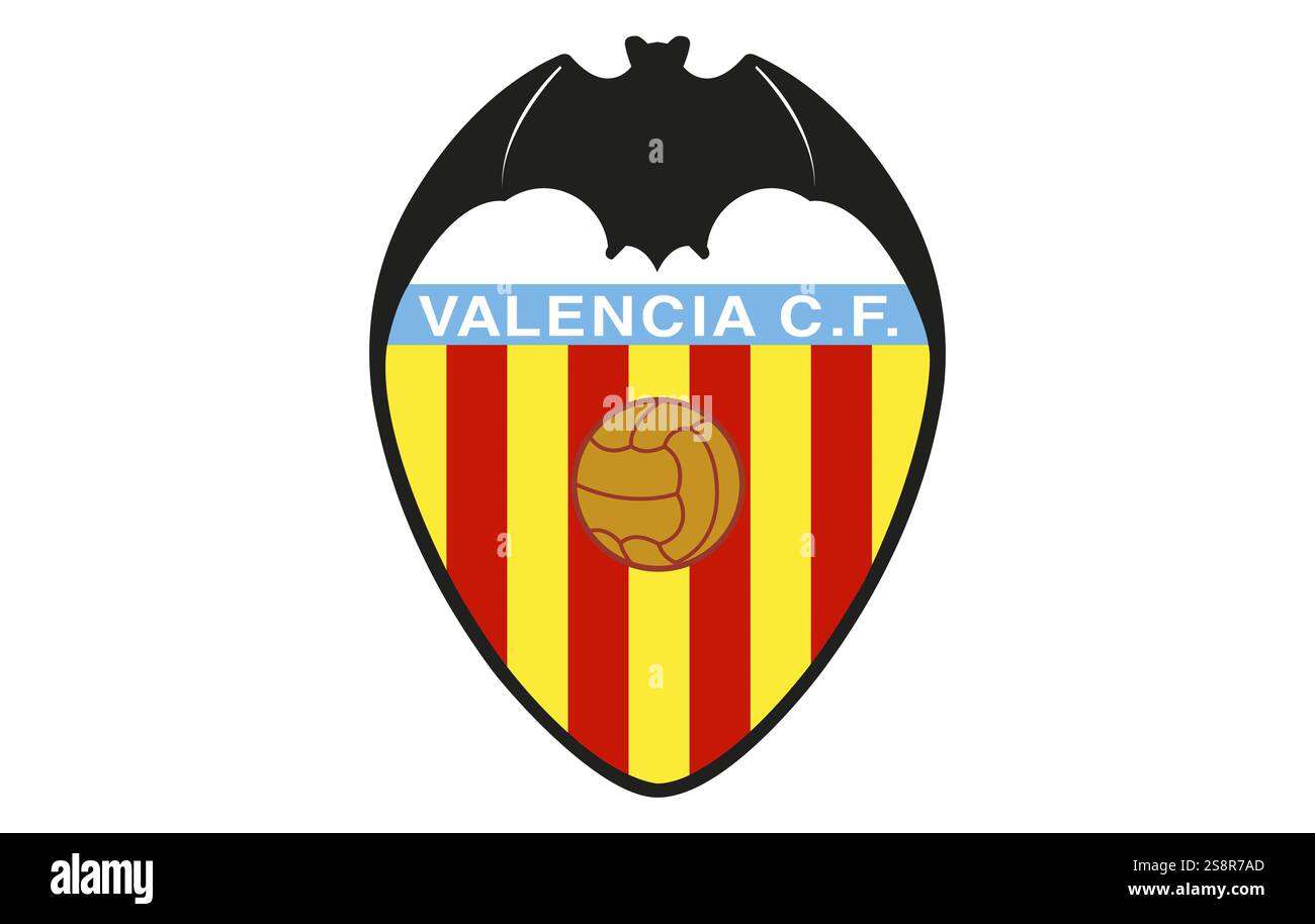 Valencia Logo, Football, Logo Stock Photo - Alamy