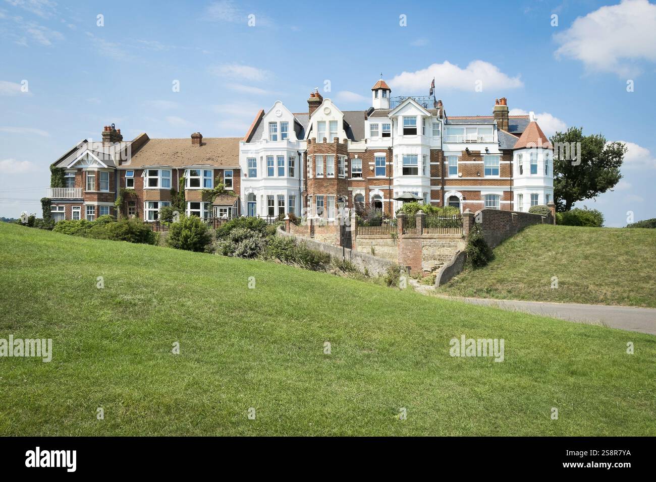 A nice building at Hastings in England Stock Photo - Alamy