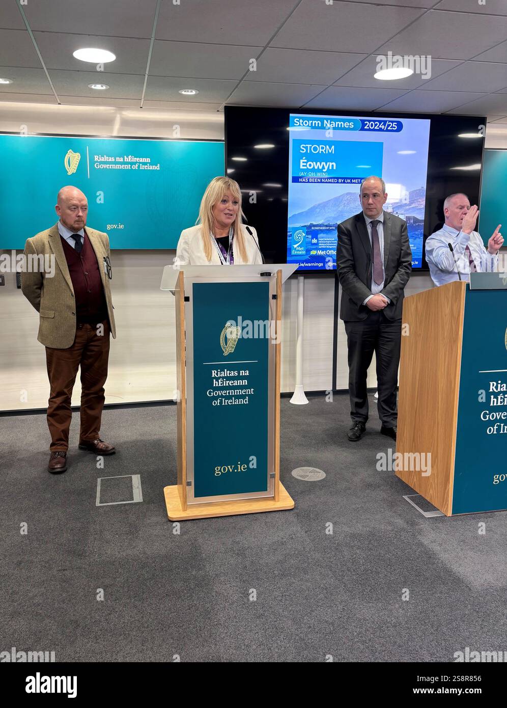 Jennifer Gilna from the National Transport Authority during a press ...