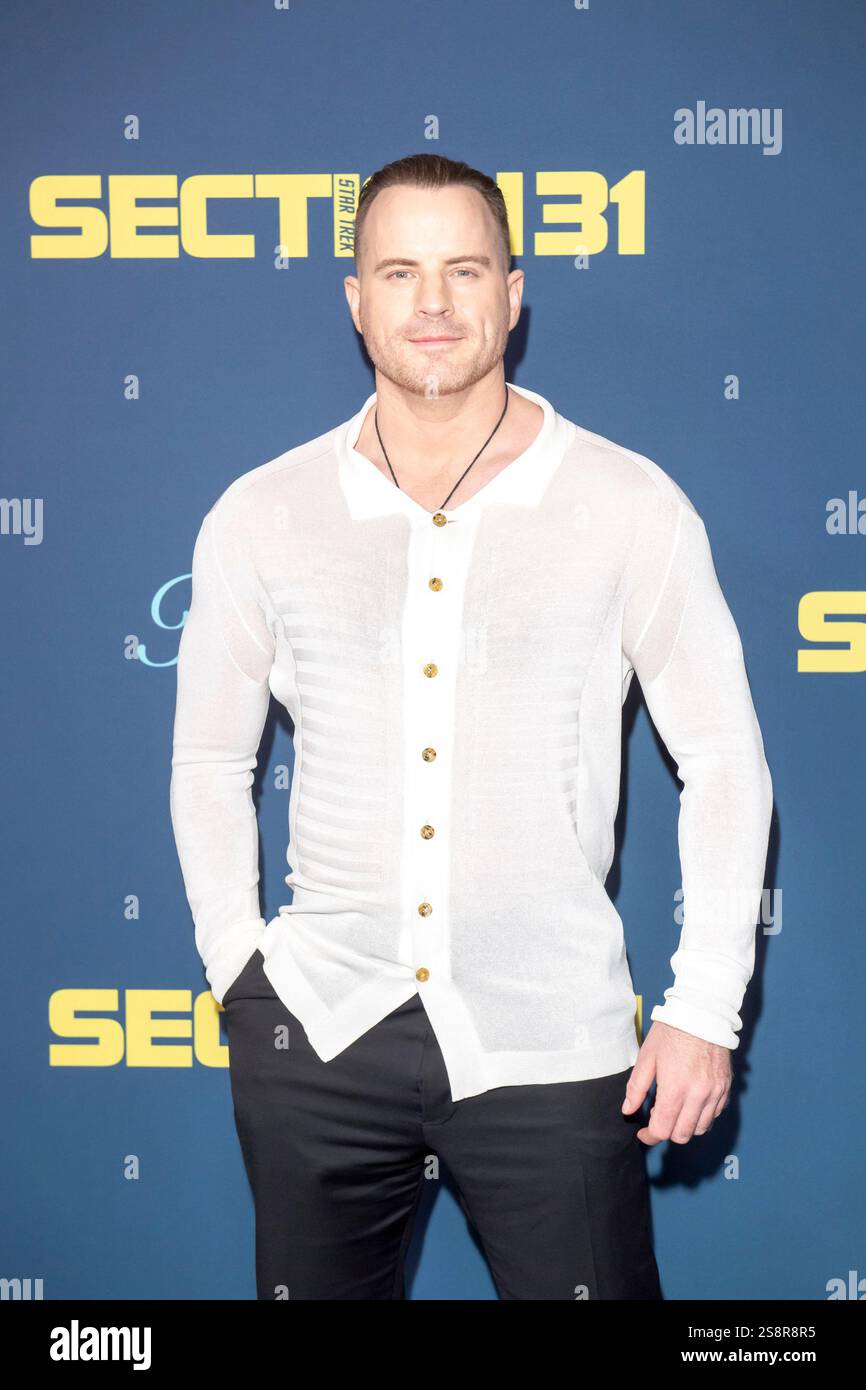 New York, United States. 22nd Jan, 2025. Robert Kazinsky attends the ...