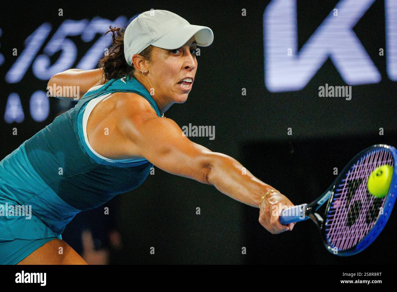 Melbourne, Australia. 23rd Jan, 2025. US Madison Keys pictured during a ...