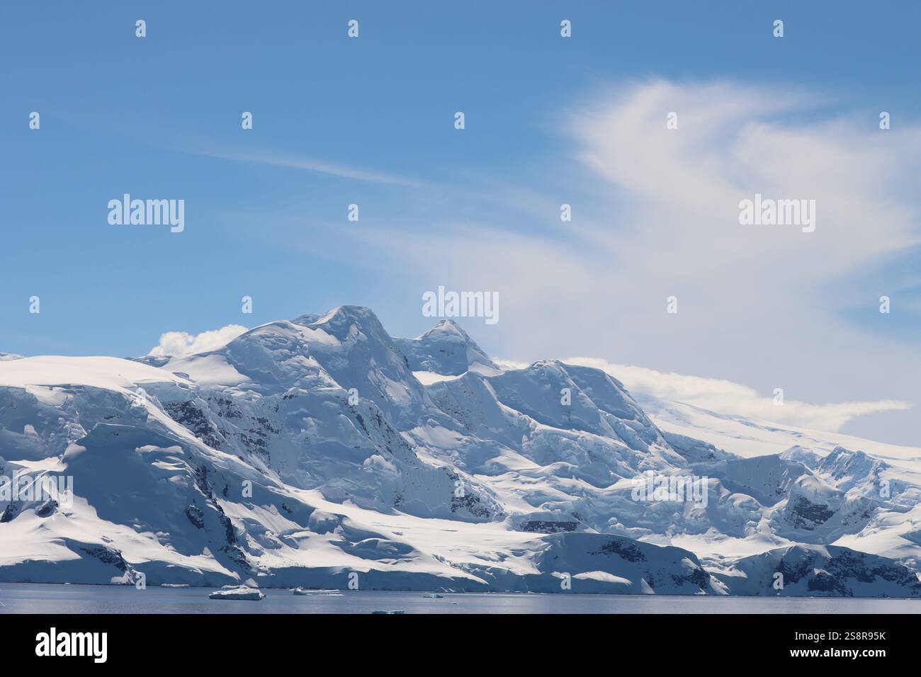 Ice Capped Antarctica Stock Photo - Alamy