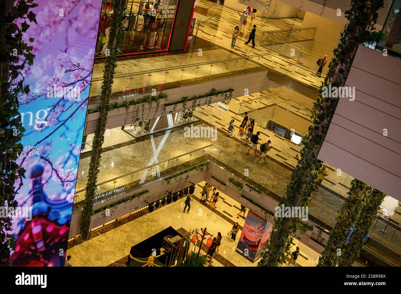Inside TRX The Exchange shopping mall, Kuala Lumpur, Malaysia Stock ...