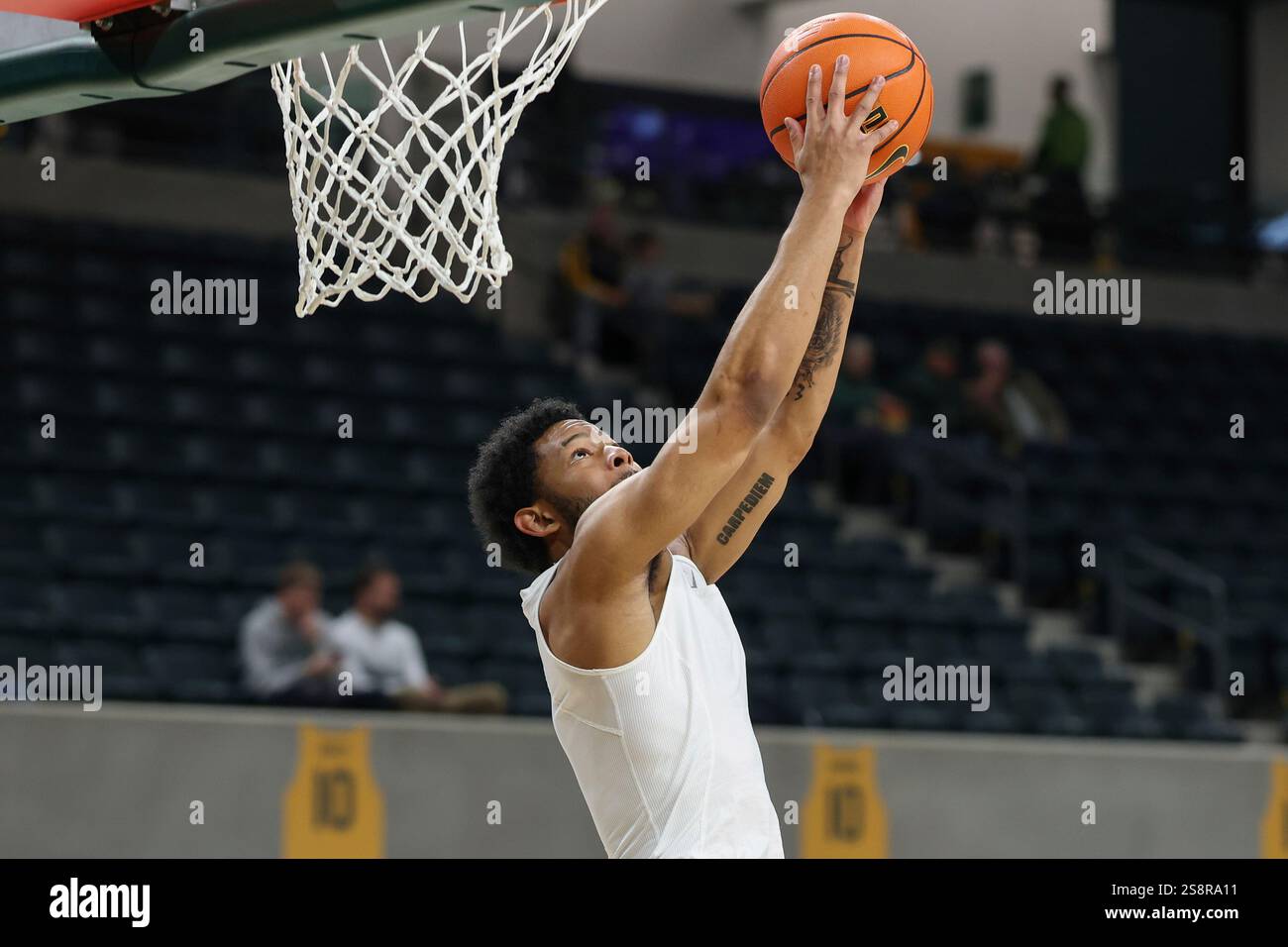 WACO, TX - JANUARY 22: Kansas State Wildcats guard David Castillo (10 ...