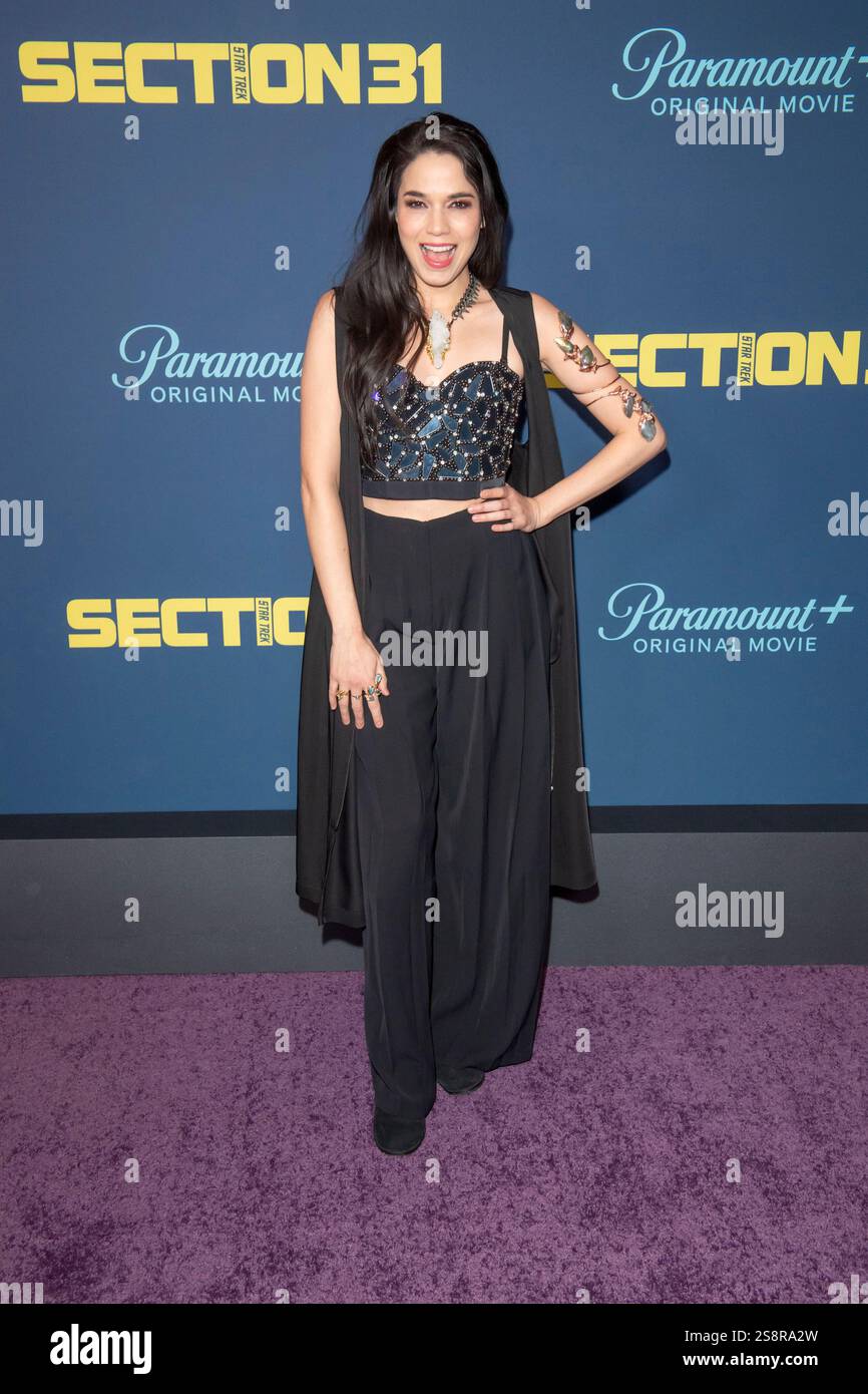 New York, United States. 22nd Jan, 2025. Arielle Jacobs attends the ...