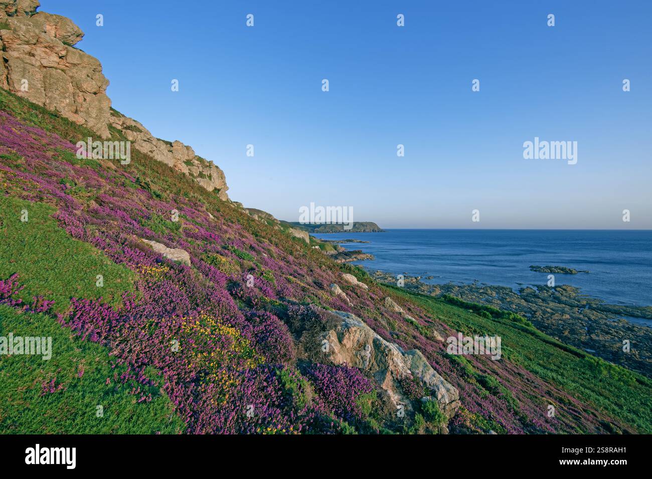 France, Manche department, the Cap de la Hague towards the Nez de ...
