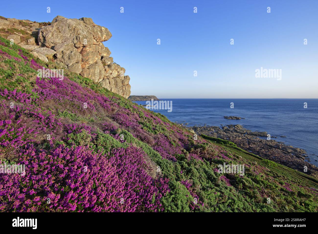 France, Manche department, the Cap de la Hague towards the Nez de ...