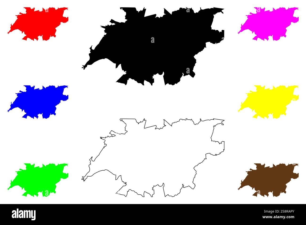 Pocos de Caldas city (Federative Republic of Brazil, Minas Gerais state ...