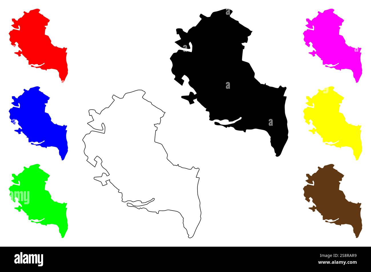 Porto Seguro city (Federative Republic of Brazil, Bahia state) map ...