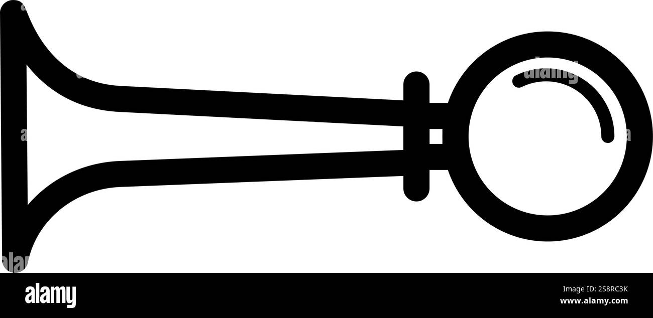 Horn icon vector. Suitable for mobile apps, web apps and print media ...