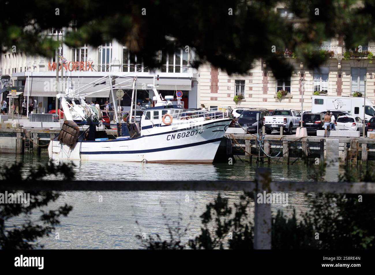 France, Normandy region, Calvados department, Cote Fleurie, Trouville ...
