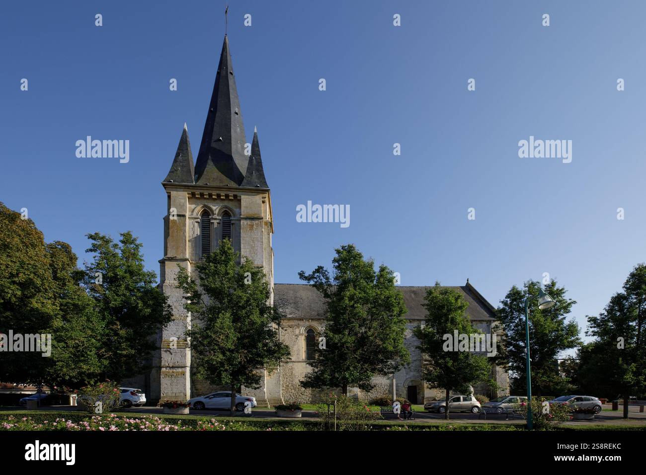 France, Normandy region, Calvados department, Cote Fleurie, Touques ...