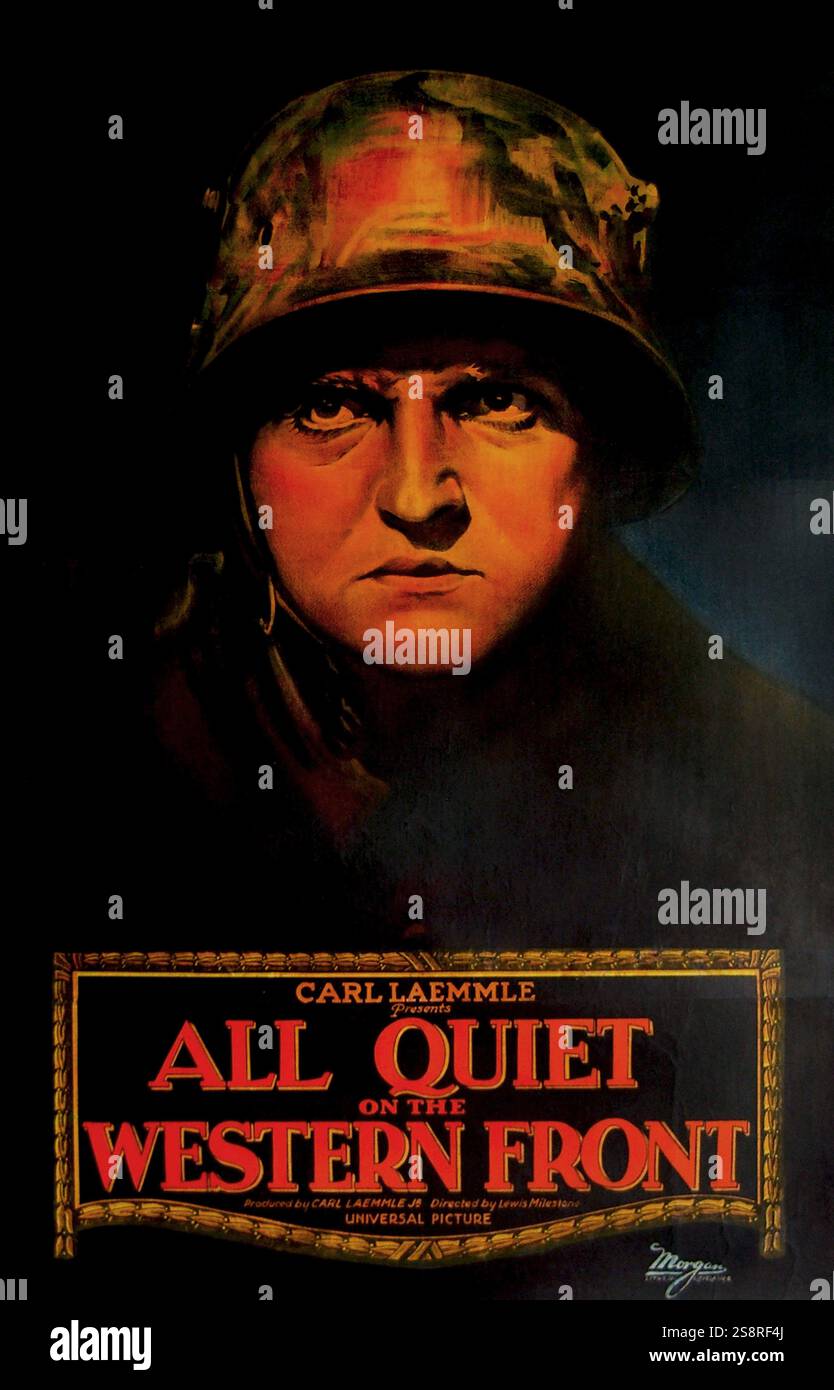 All Quiet on the Western Front' a 1930 American war film Stock Photo ...