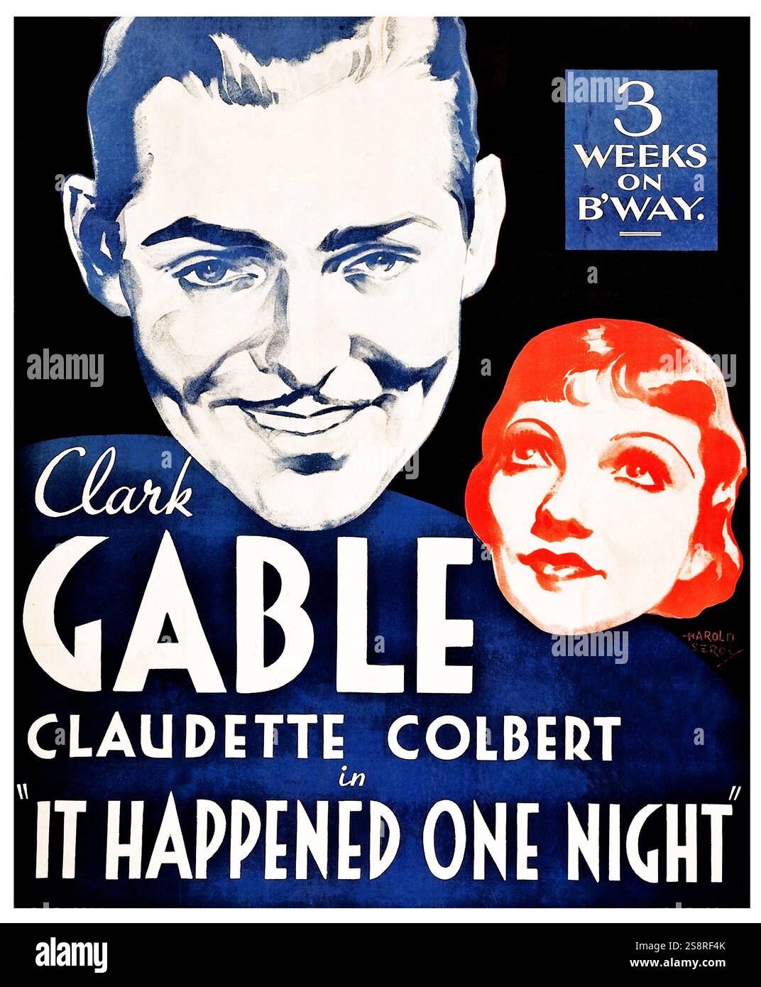 It Happened One Night' starring Clark Gable and Claudette Colbert ...