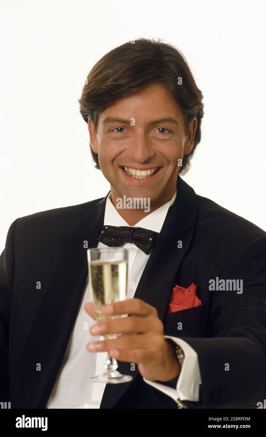 Alexandre Debanne, French television host. 1991 Stock Photo - Alamy