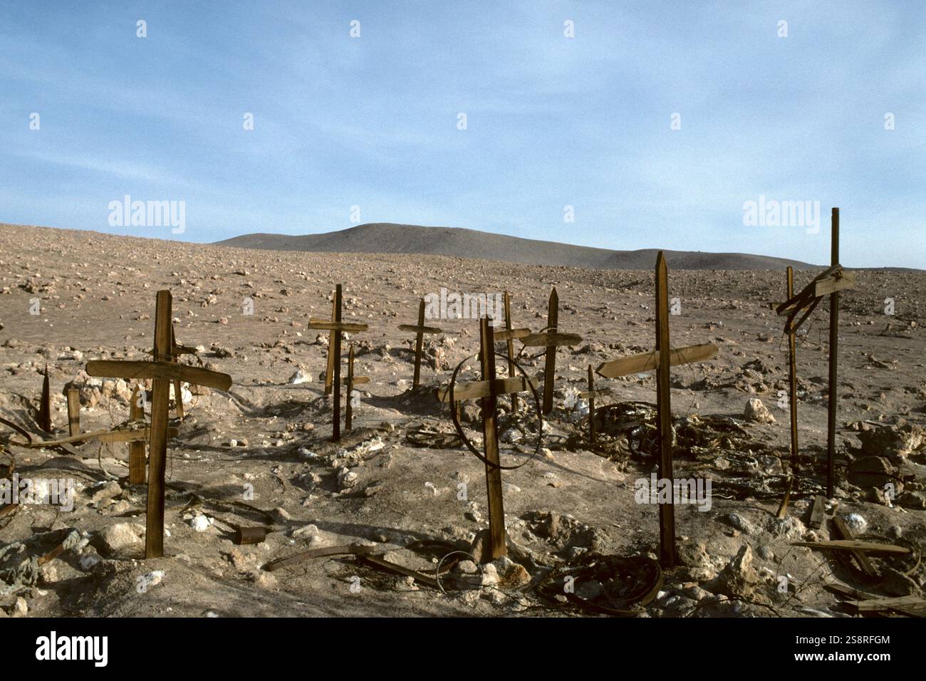 America. Chile. Atacama. Desert. Cemetery. Indian Cemetery in Northern ...