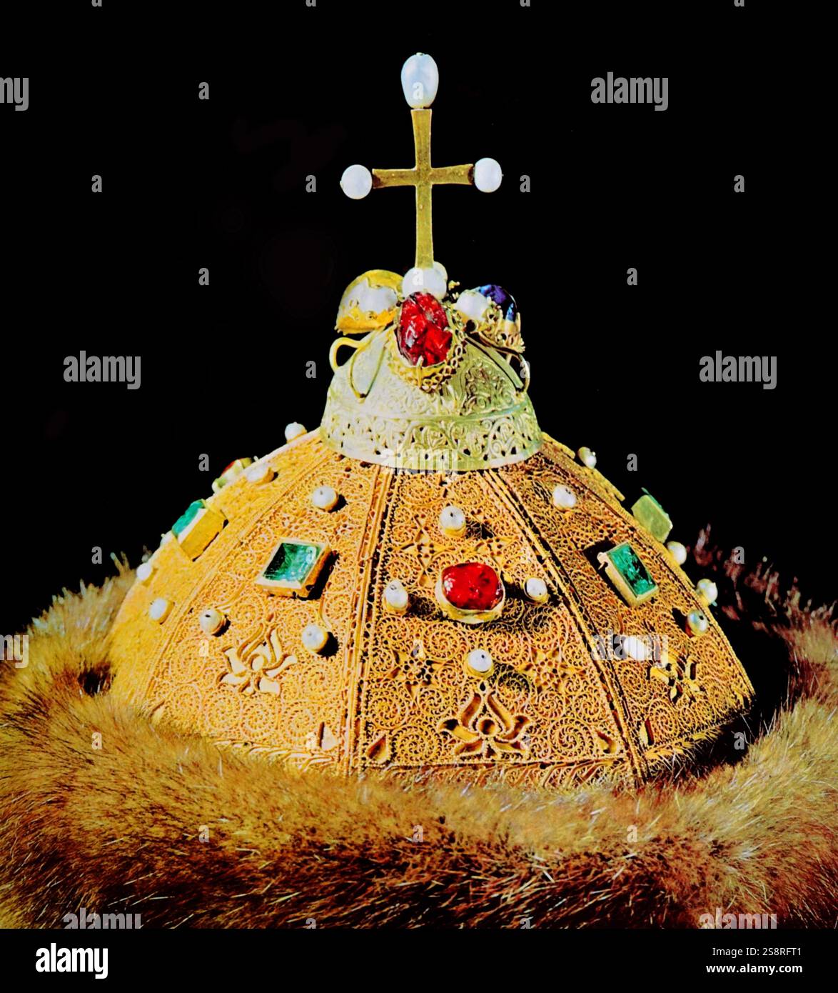 Monomakh's Cap (also called the Shapka Zolotaya), is relic of the ...