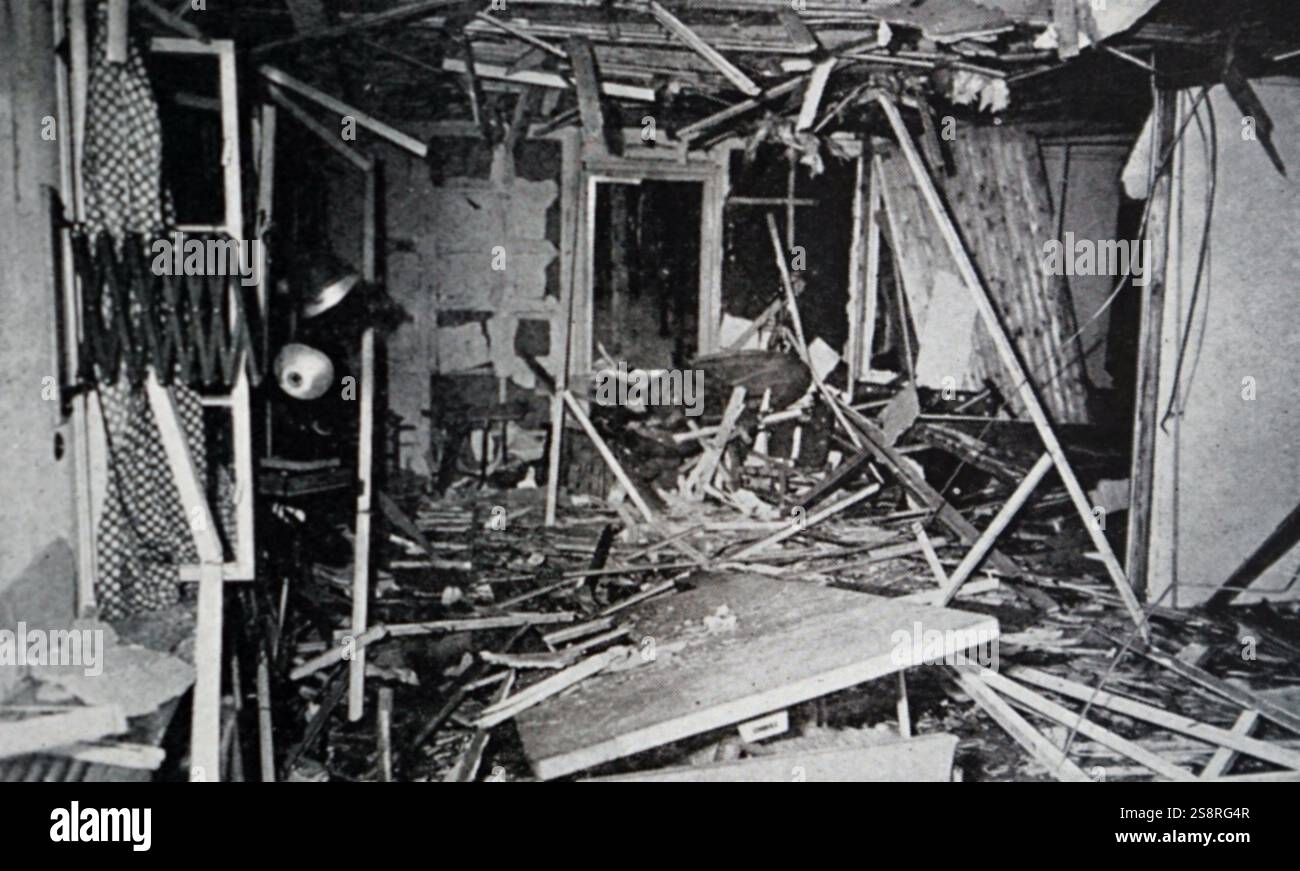 Photograph taken of the Wolf's Lair conference room after the 20th July ...