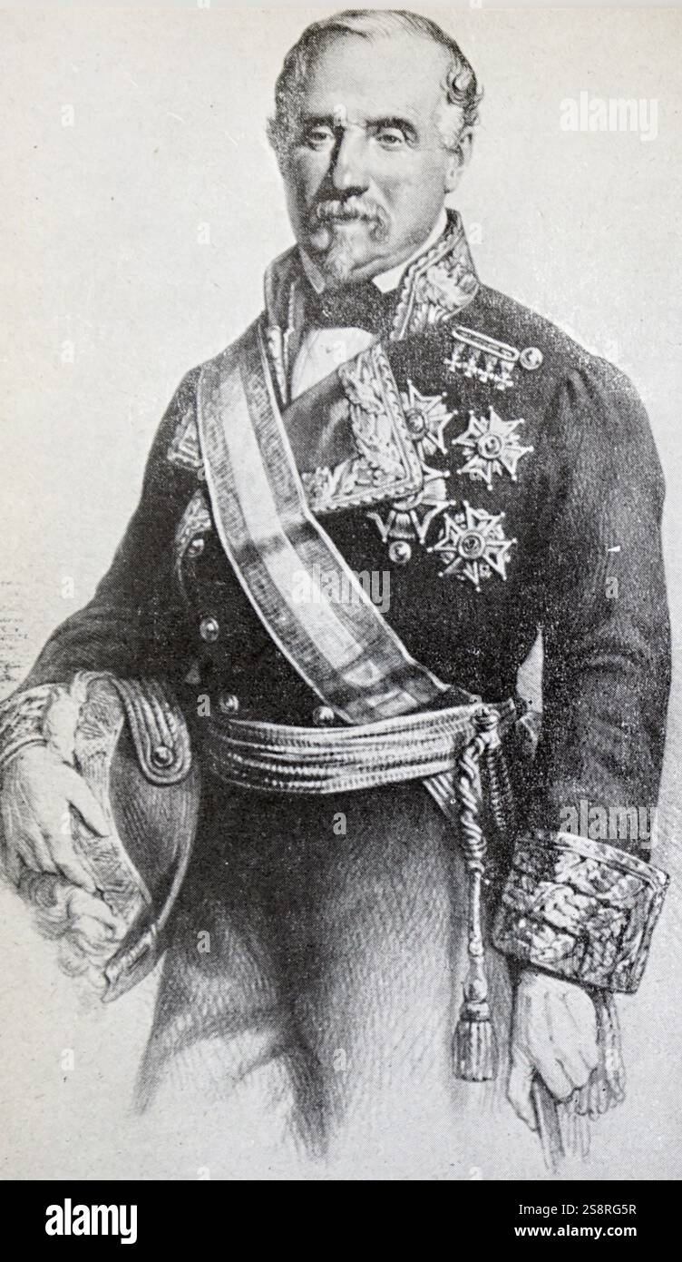 Portrait of Don Leopoldo O'Donnell y Jorris, 1st Duke of Tetuán, 1st ...