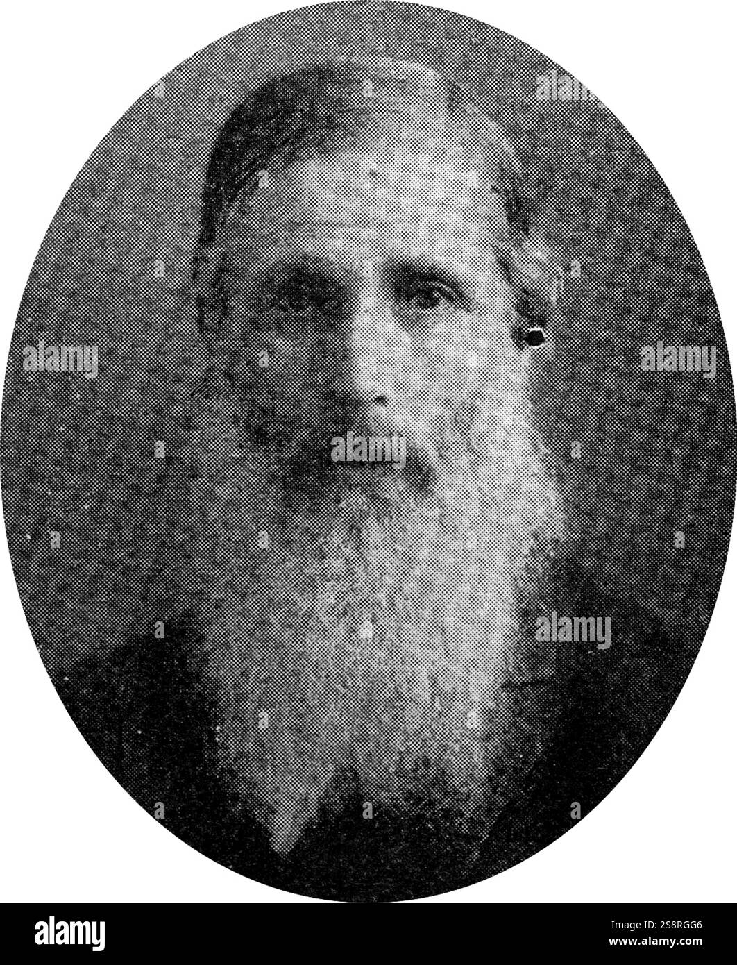 Photograph of Henry Sidgwick (1838-1900) an English utilitarian ...
